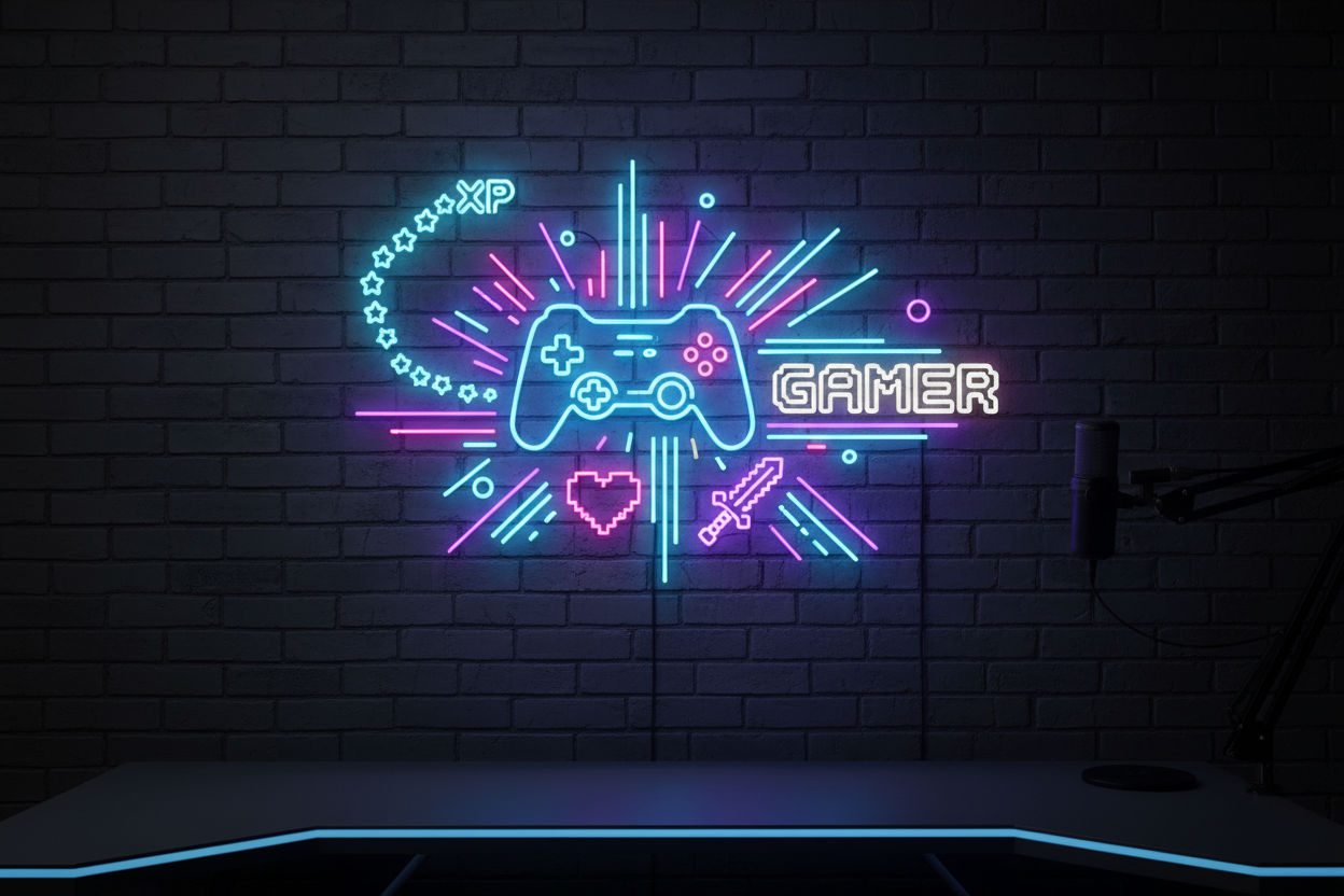 Gaming Room Neon Sign – Neonwerk